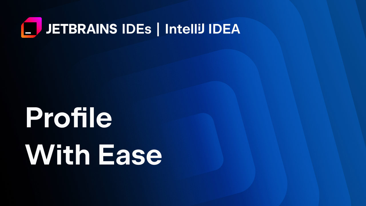 Profile Java applications with ease